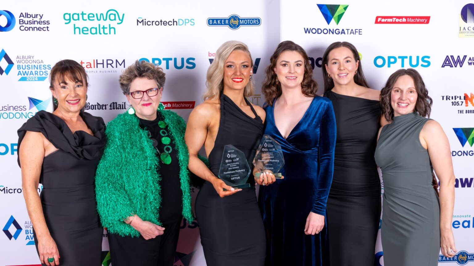 Most Outstanding Business and the 2024 Optus Albury Wodonga Business ...